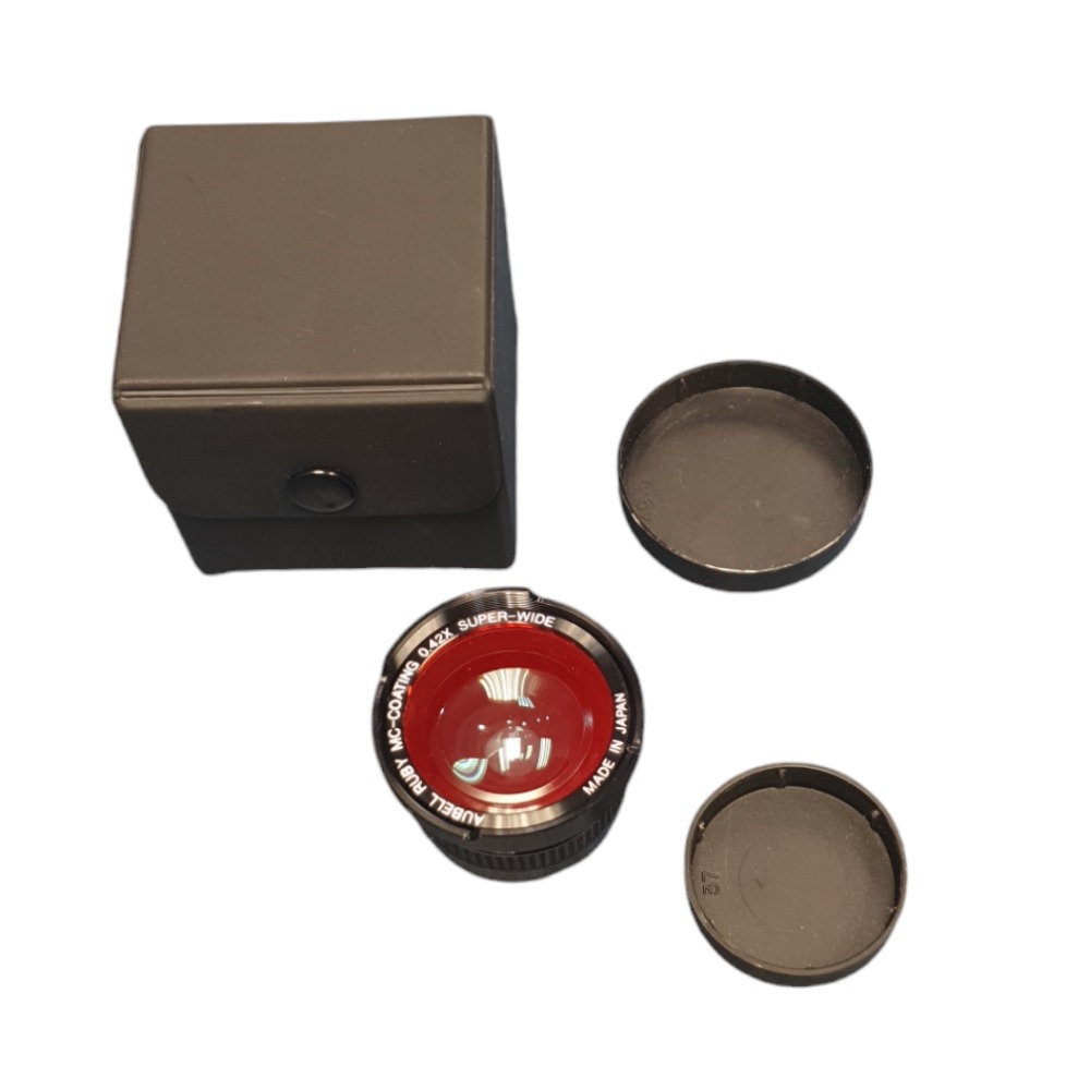 Pre-owned Aubell Ruby MC-Coating 0.42x Super-Wide Lens Made in Japan ...